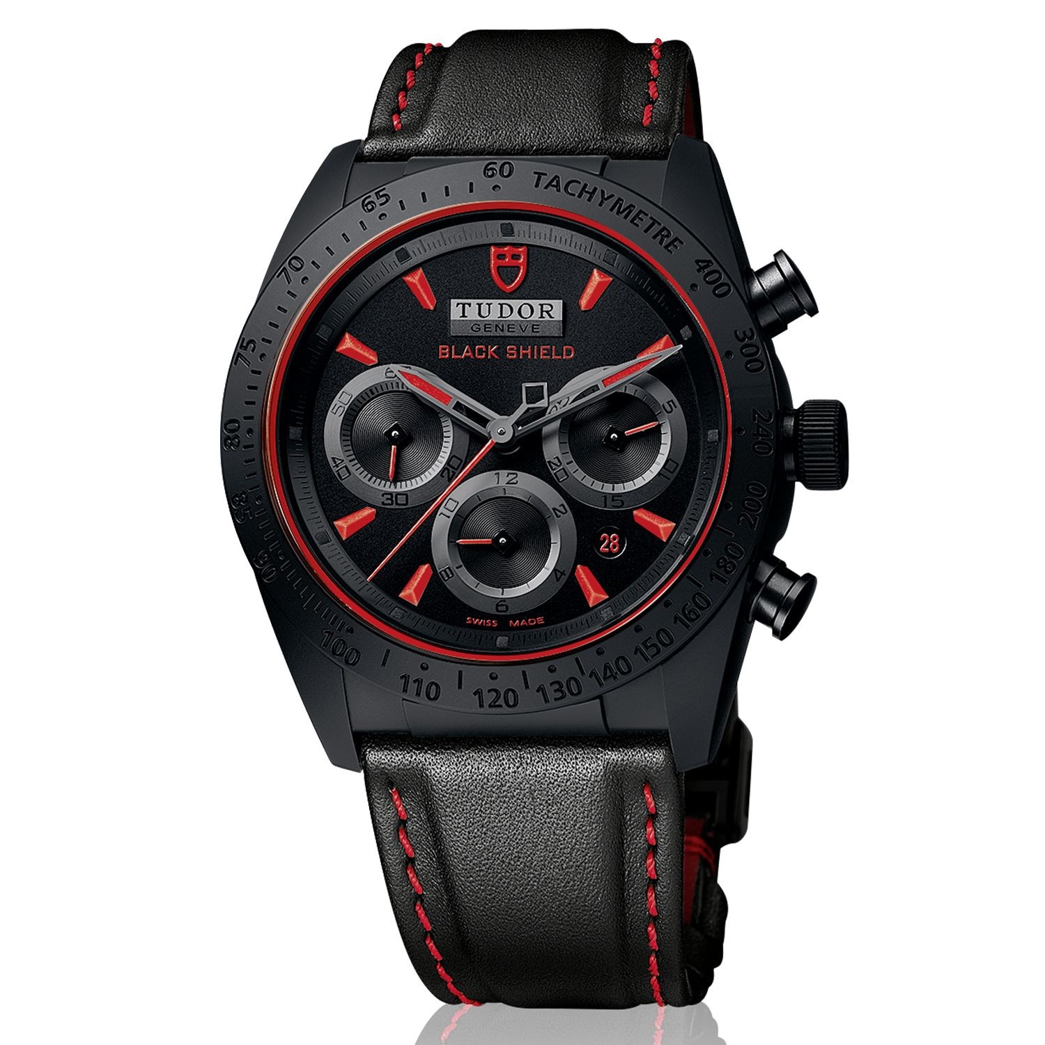 Tudor Fastrider Black Shield 42mm Mens Watch M42000CR-0002