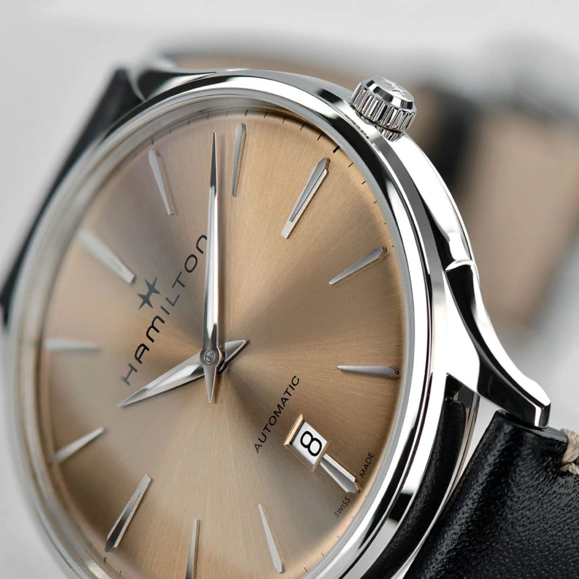 Hamilton Jazzmaster Thinline Grey Automatic Dial Watch