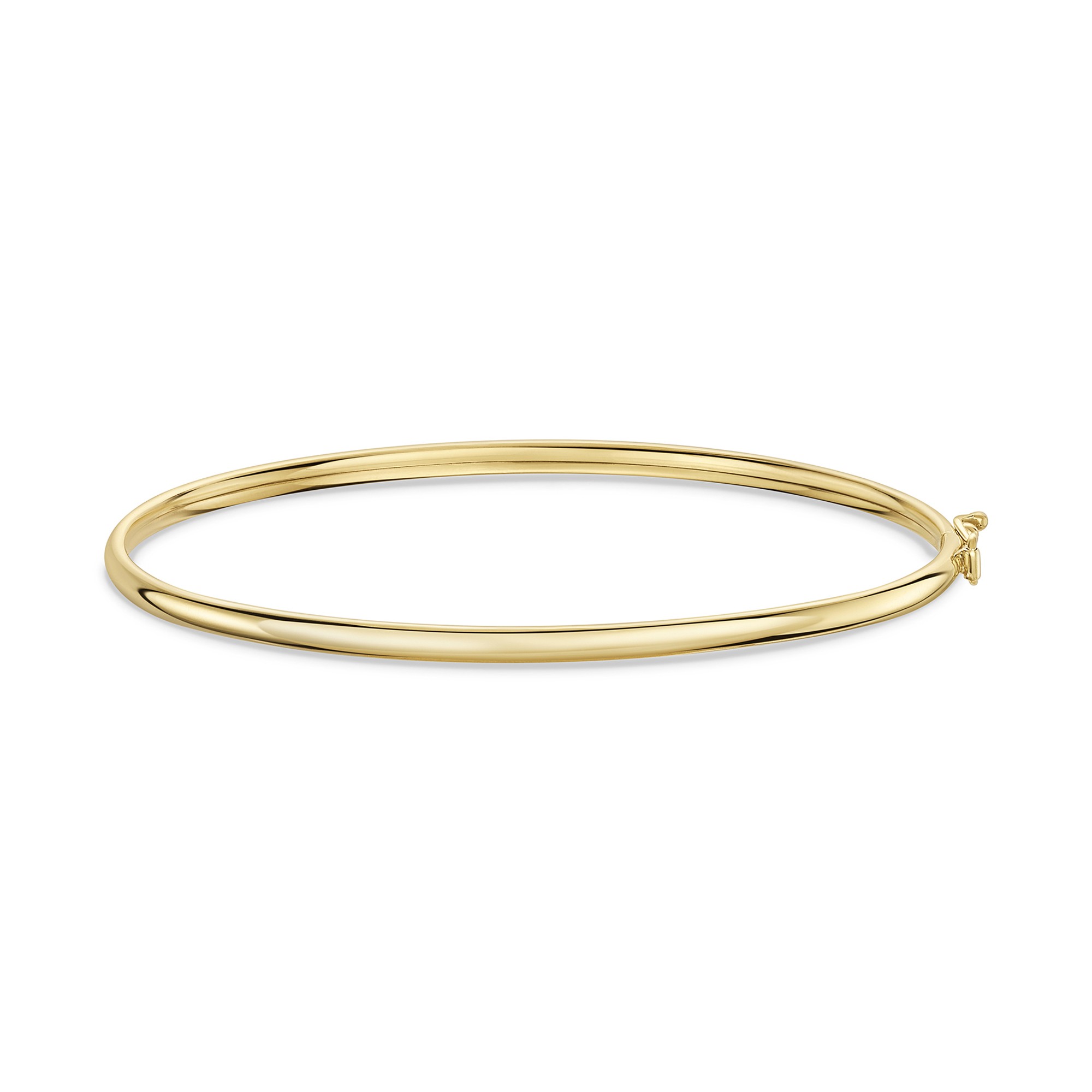9ct Yellow Gold Tube Bangle