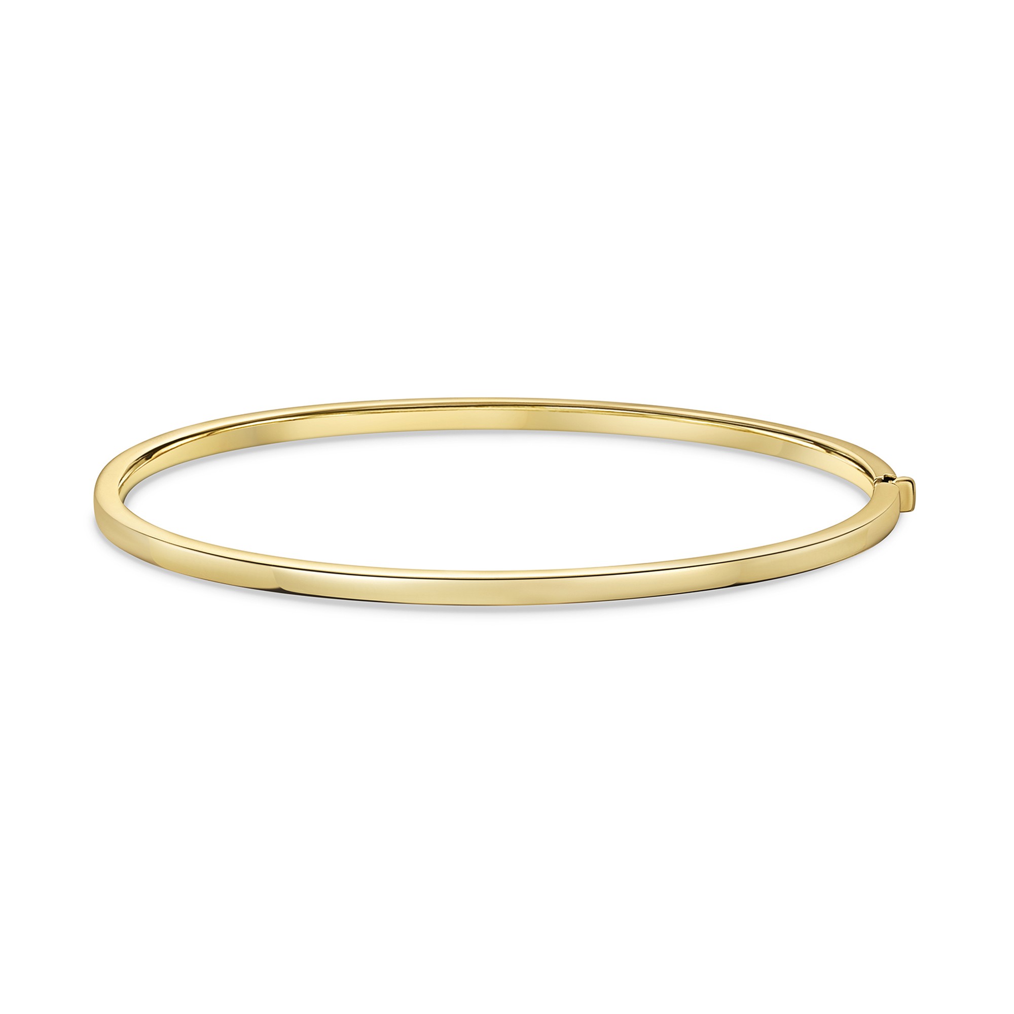9ct Yellow Gold Plain Bangle
