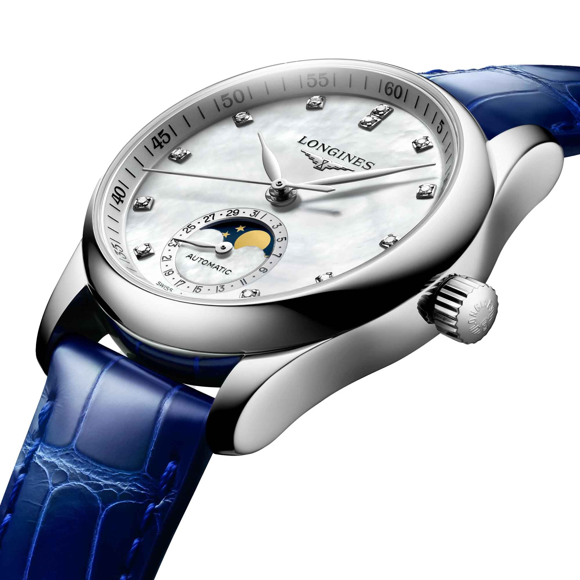 Longines Master Collection Moonphase 34mm Automatic Ladies Watch L24094870