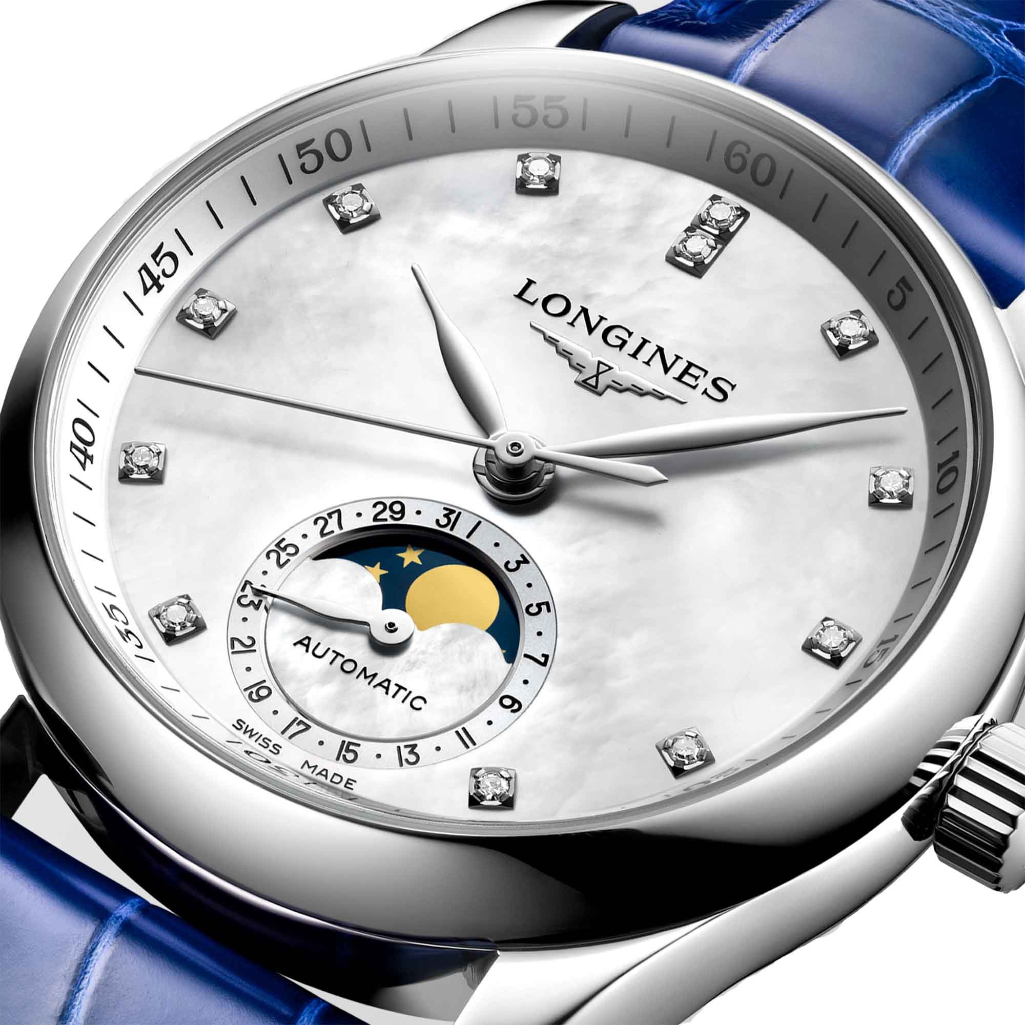 Longines Master Collection Moonphase 34mm Automatic Ladies Watch L24094870