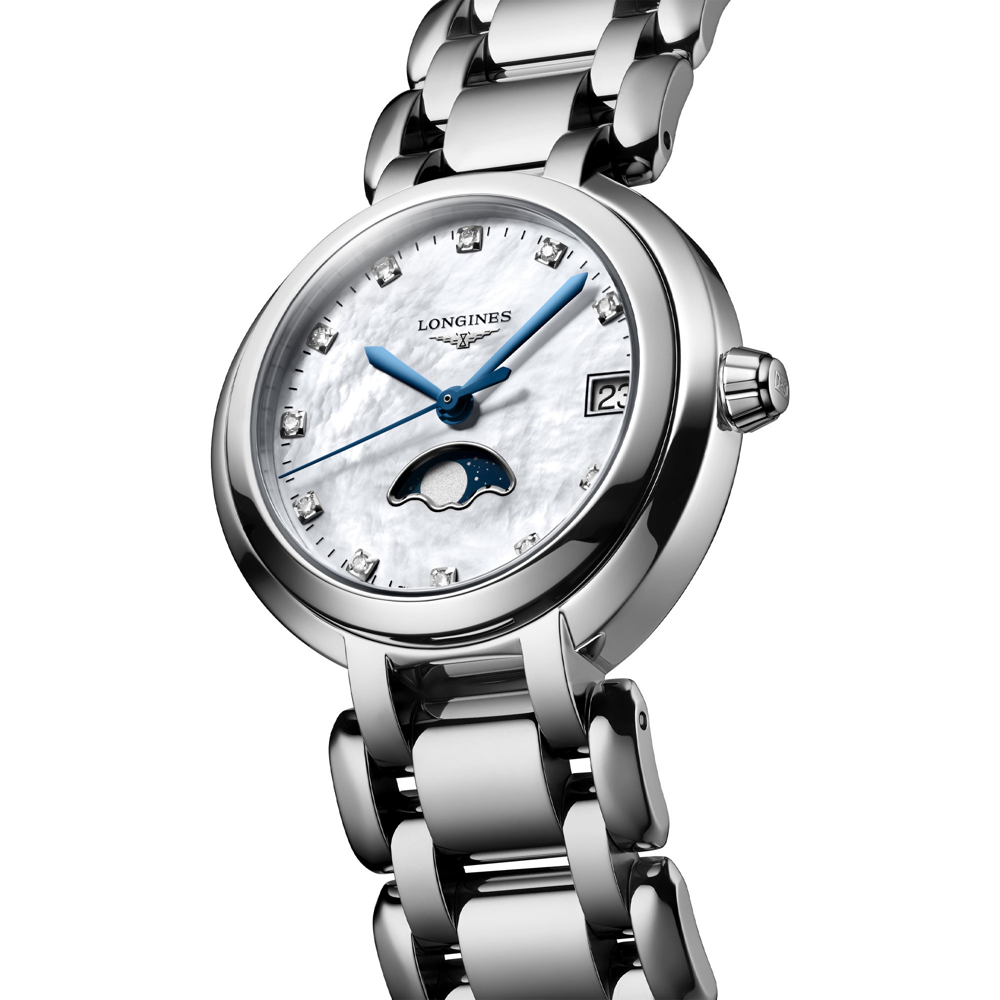 Longines PrimaLuna Moonphase 30.5mm Quartz Ladies Watch L81154876