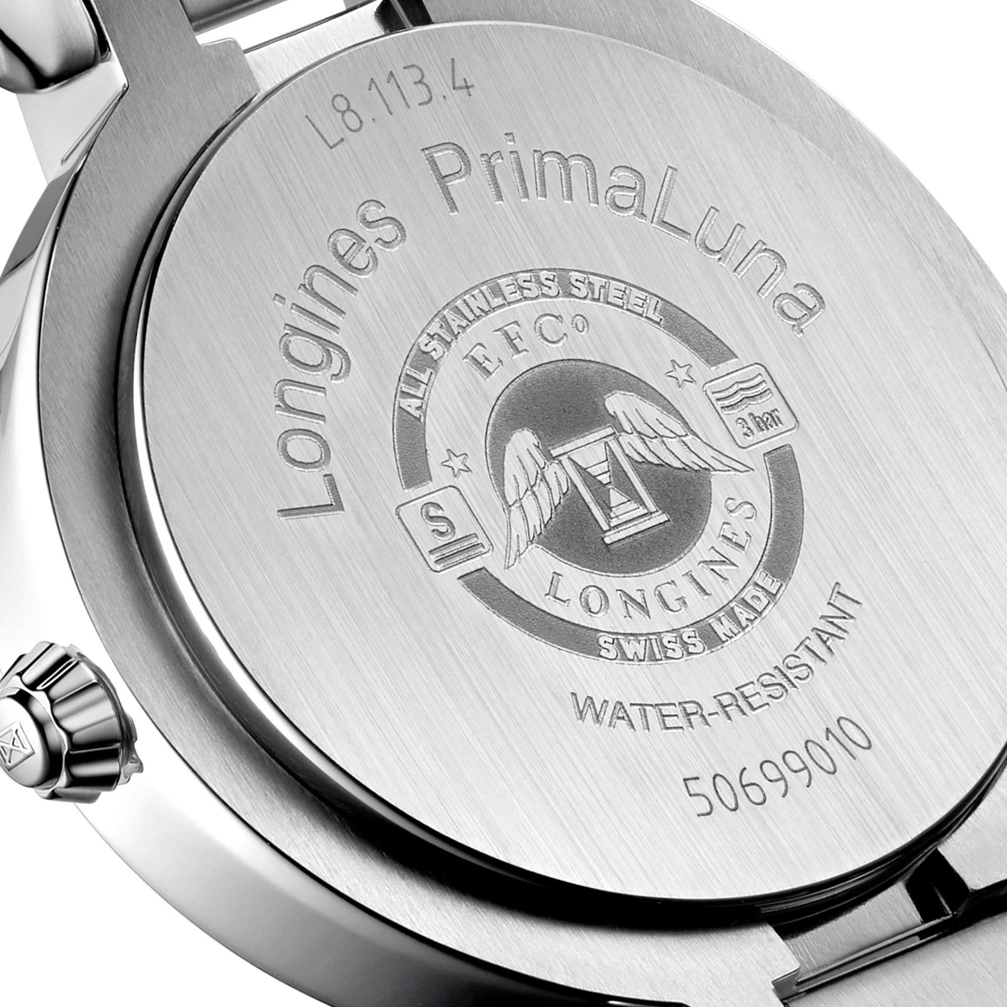 Longines PrimaLuna 30mm Automatic Ladies Watch L81134906