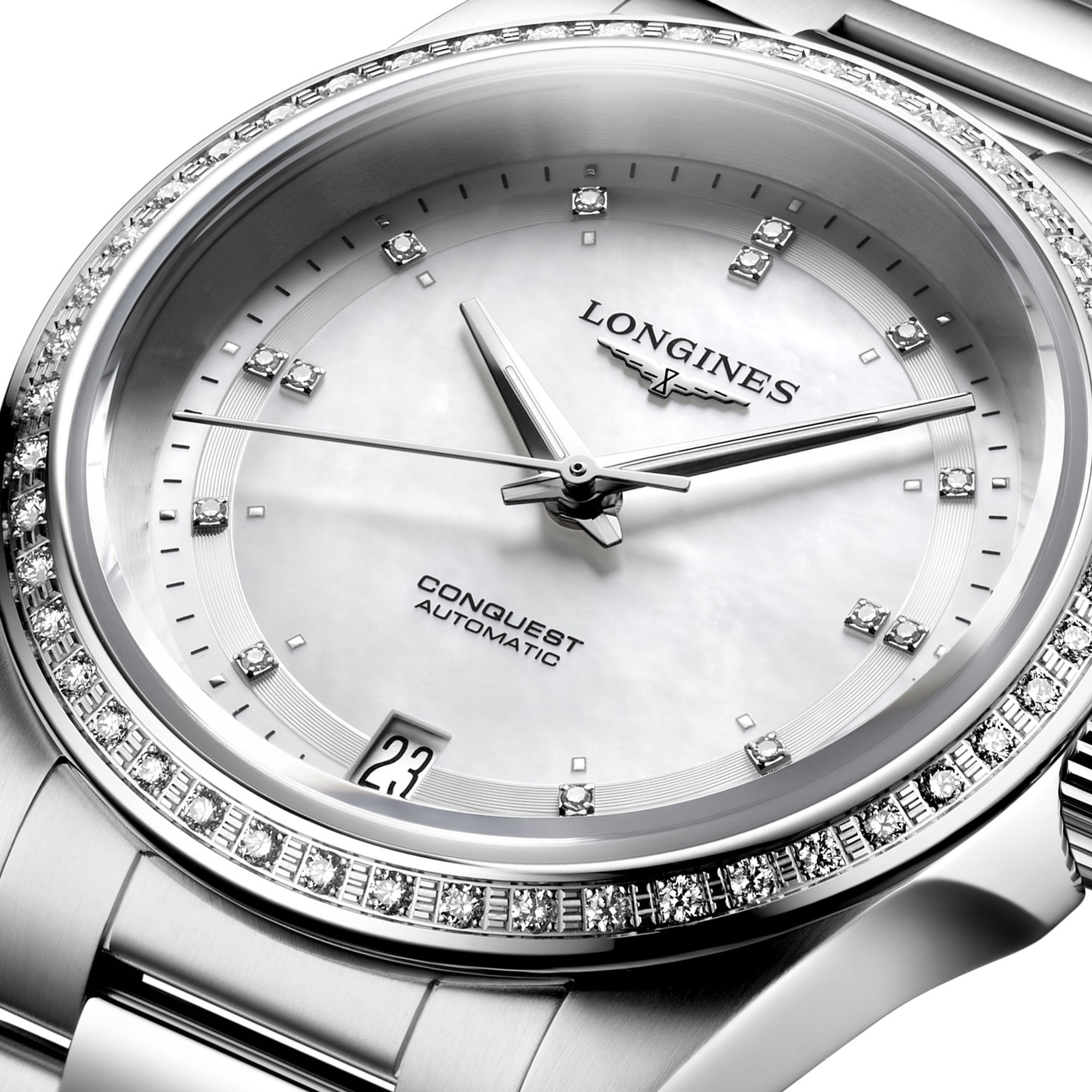 Longines Conquest 34mm Automatic Ladies Watch L34300876