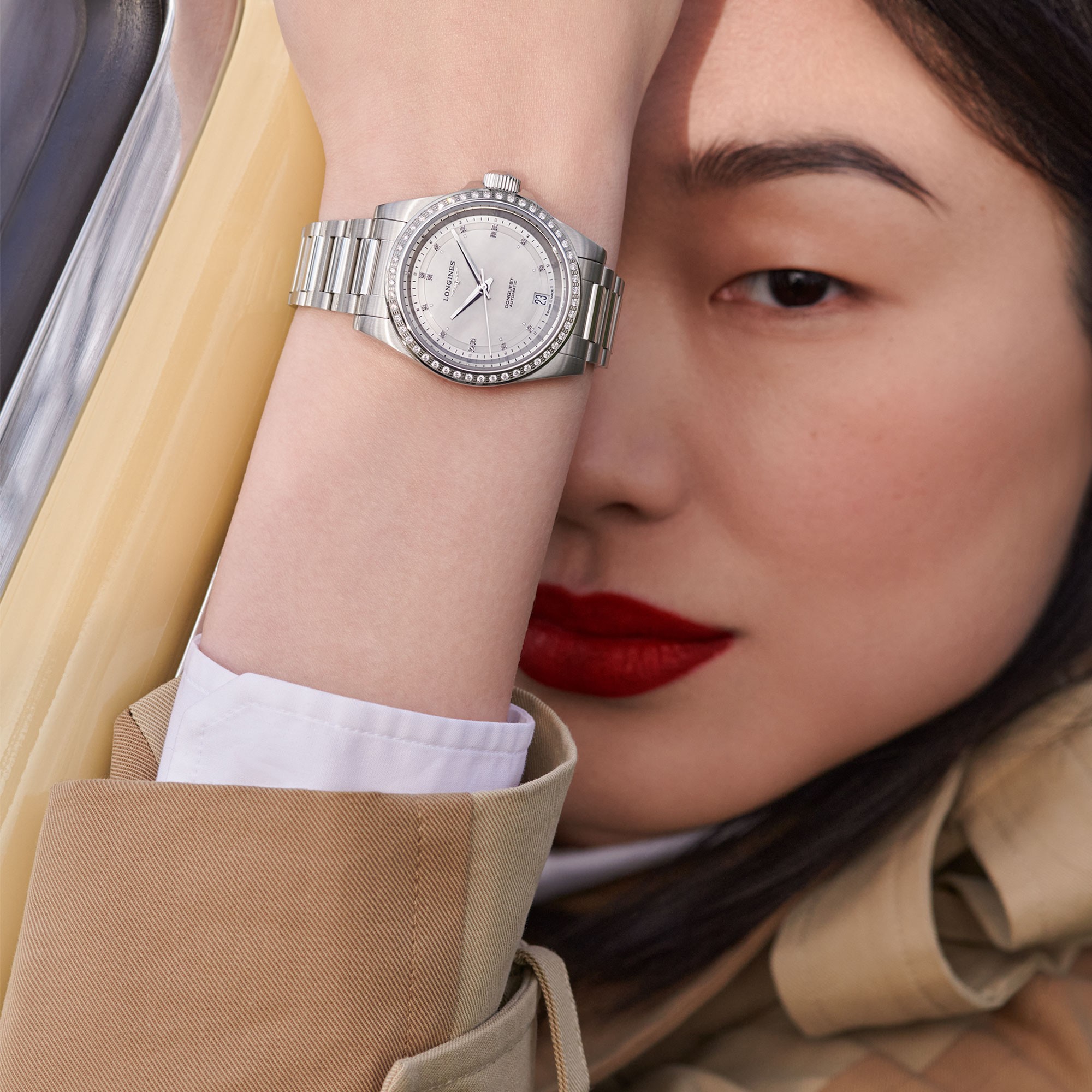 Longines Conquest 34mm Automatic Ladies Watch L34300876