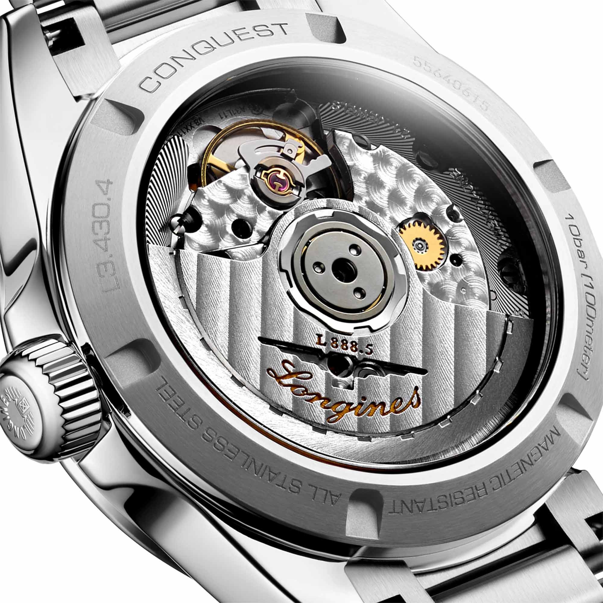 Longines Conquest 34mm Automatic Ladies Watch L34304996