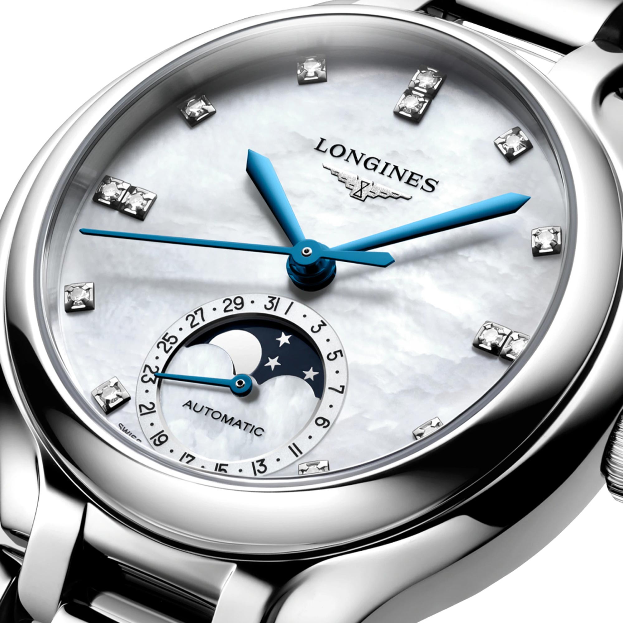 Longines Primaluna Moonphase Automatic 34mm Ladies Watch L81264876