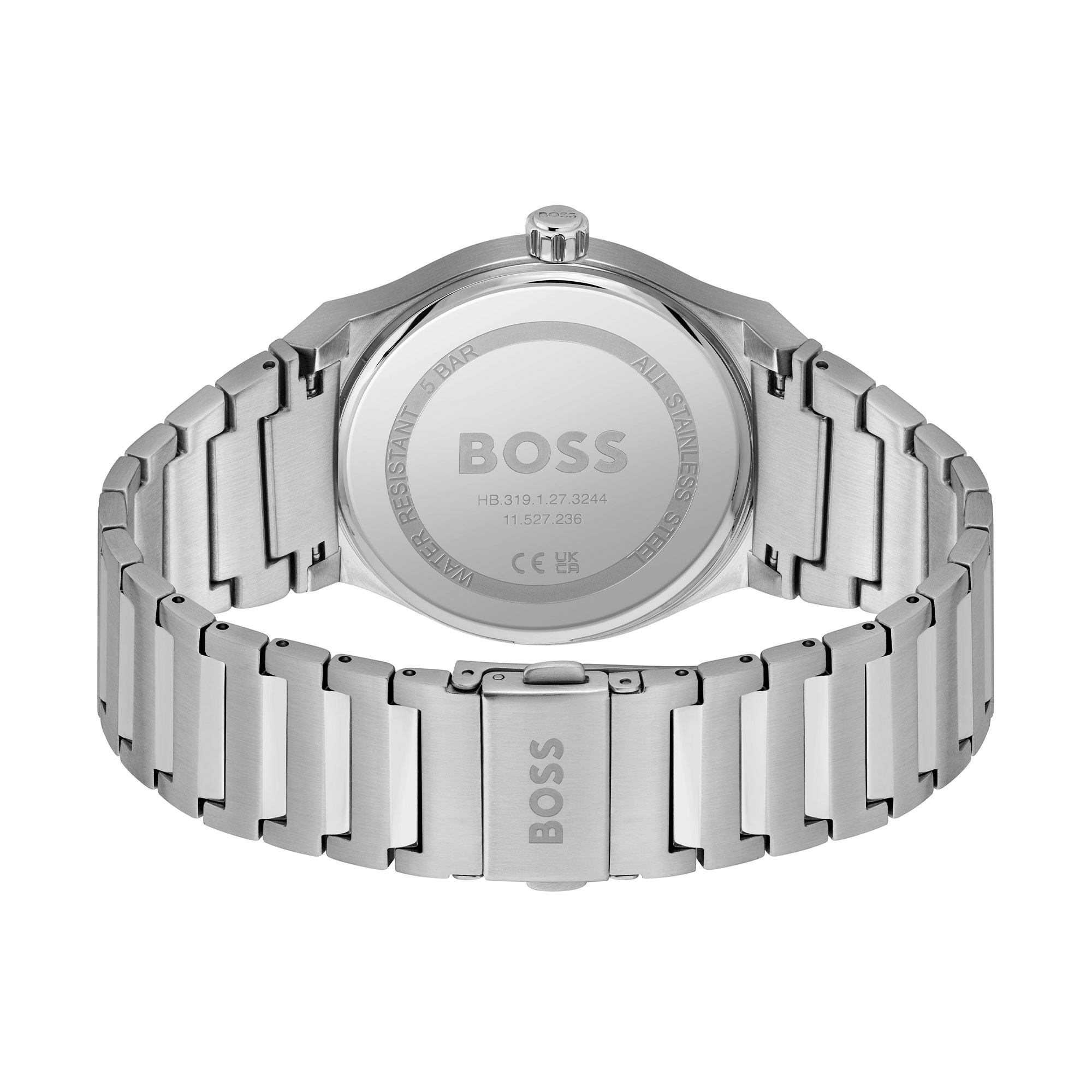 Hugo Boss Mens Watch Candor 1514079 grn dial ss blet