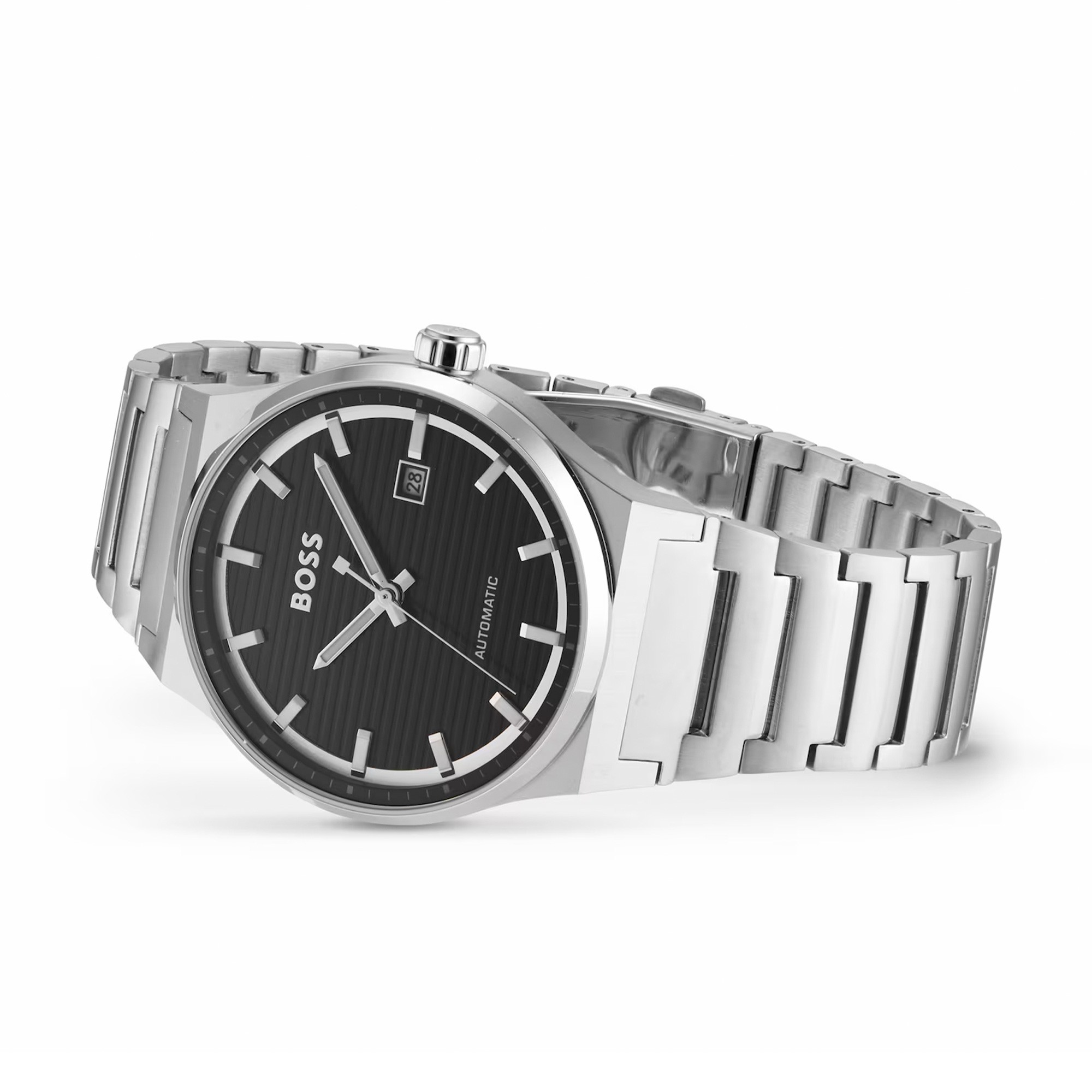 BOSS Candor Stainless Steel Automatic 41mm Men's Watch 1514117