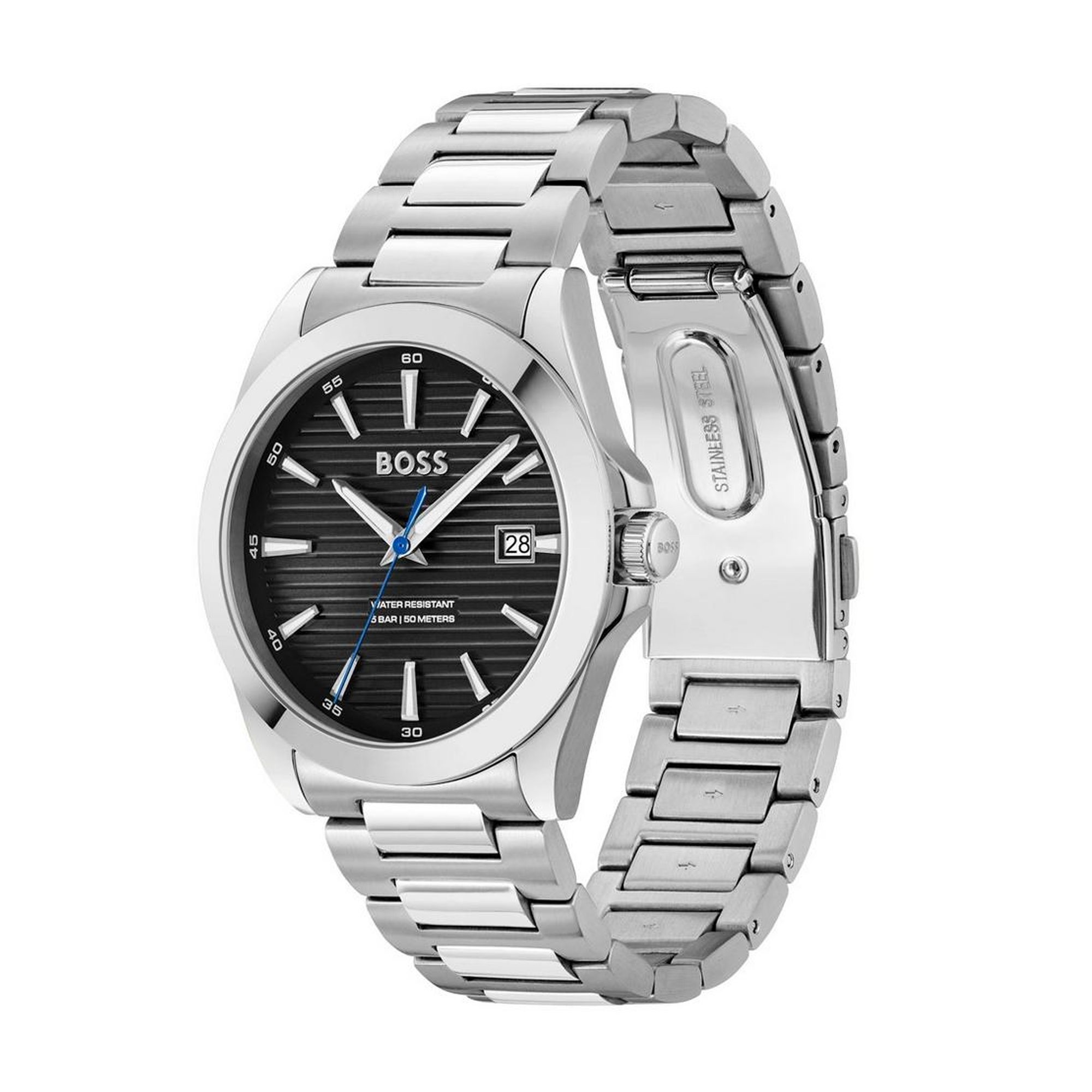BOSS Strike Quartz 41mm Stainless Steel Men's Watch 1514170