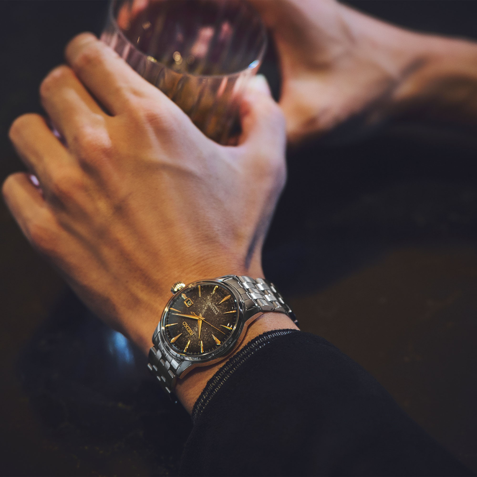 Seiko Presage Cocktail Time Star Bar Limited Edition 40mm Automatic ...