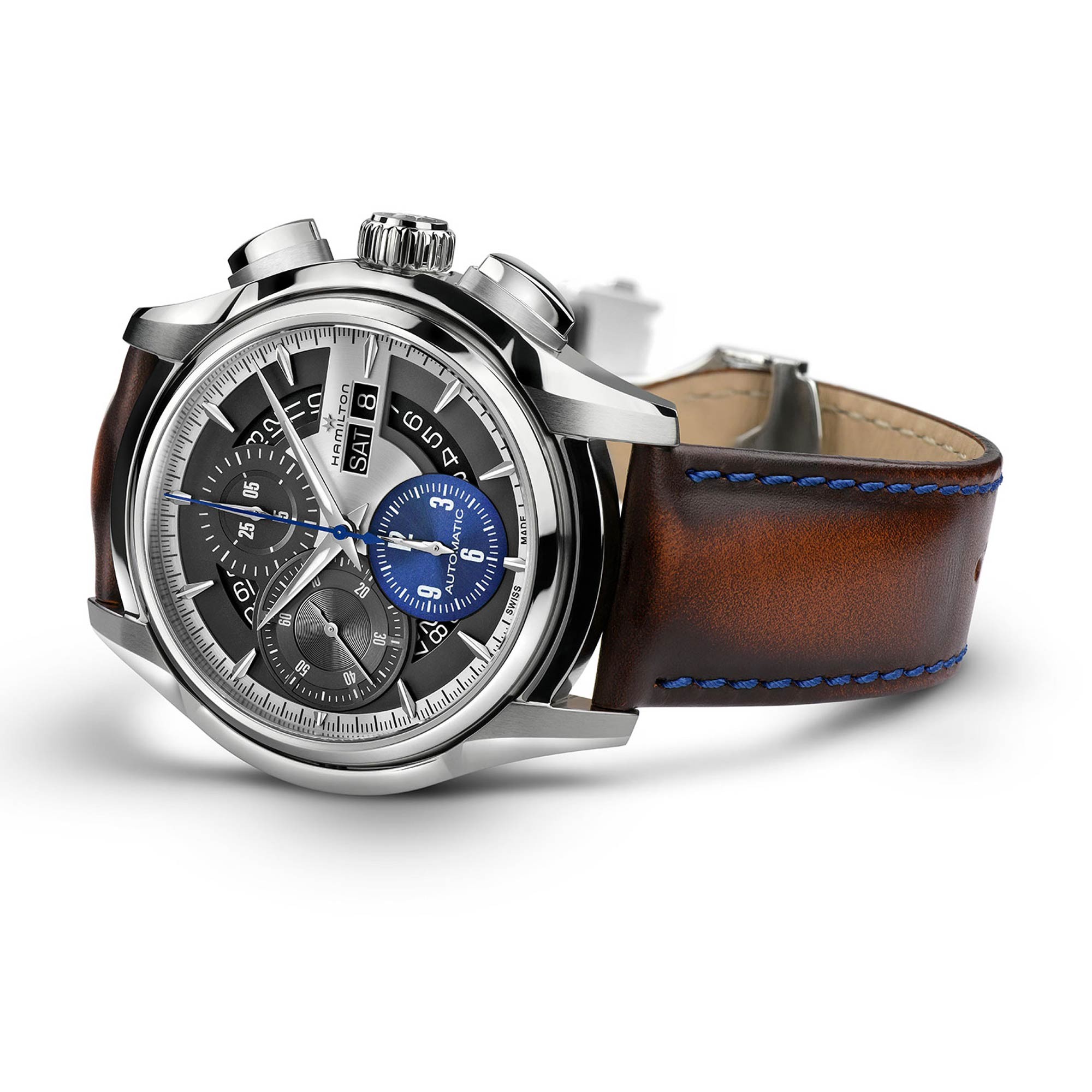 Hamilton Jazzmaster Face to Face III Limited Edition 44mm Mens Watch ...