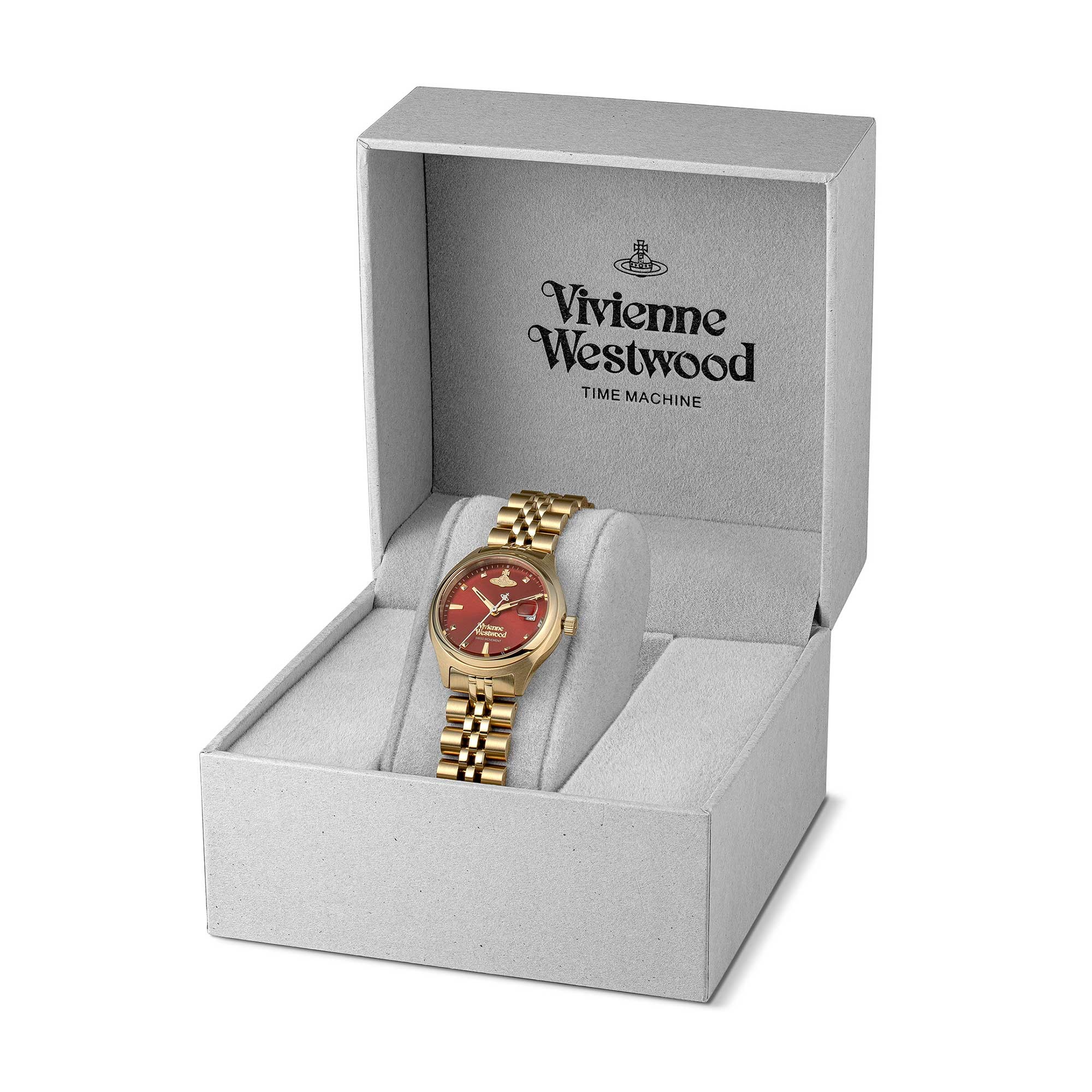 Vivienne Westwood Little Camberwell Quartz 29mm Yellow Gold Tone Ladies ...