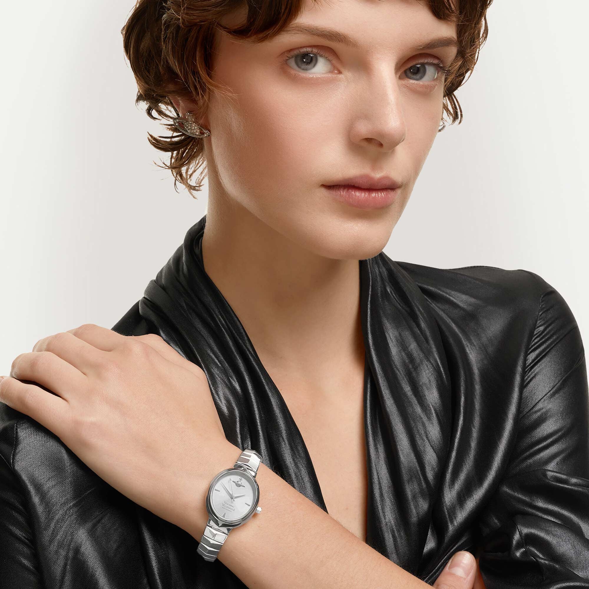 Vivienne Westwood Armour Silver 28mm Ladies Watch VV314SLSL