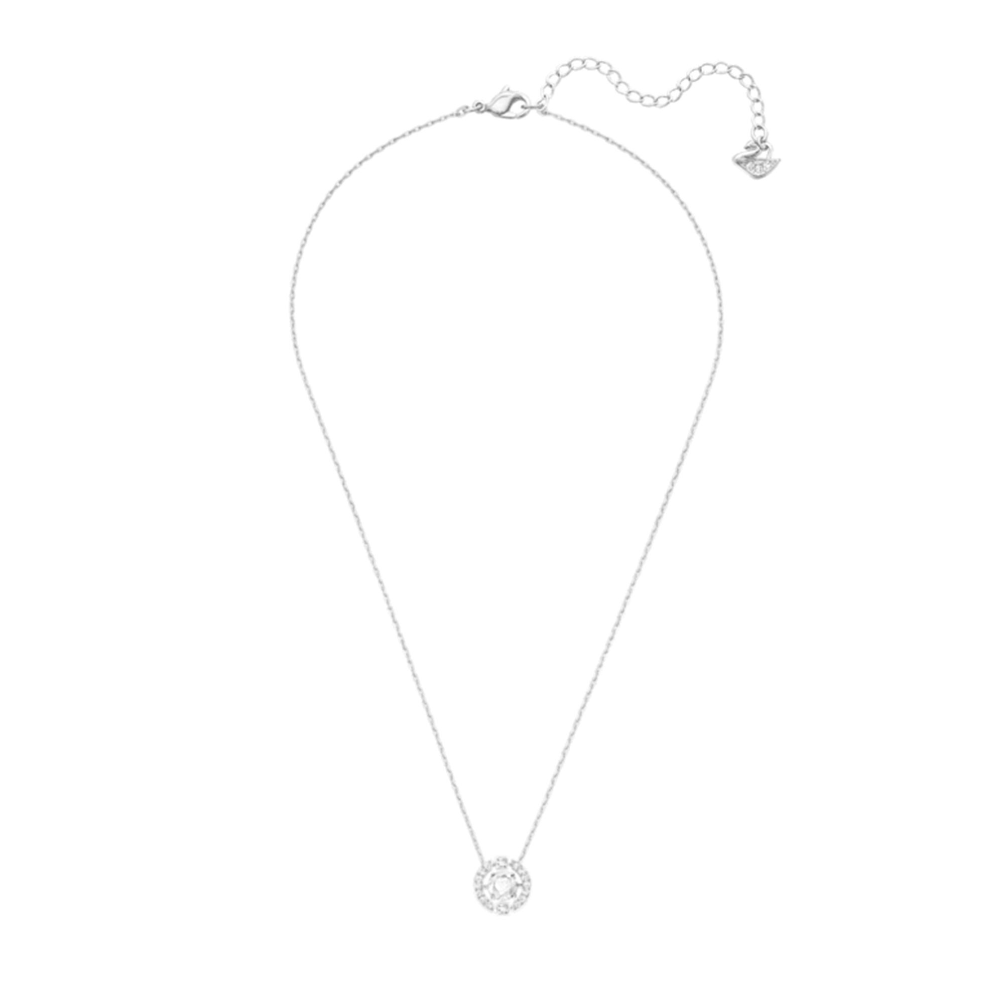 Swarovski Sparkling Dance Rhodium Plated Necklace 5286137