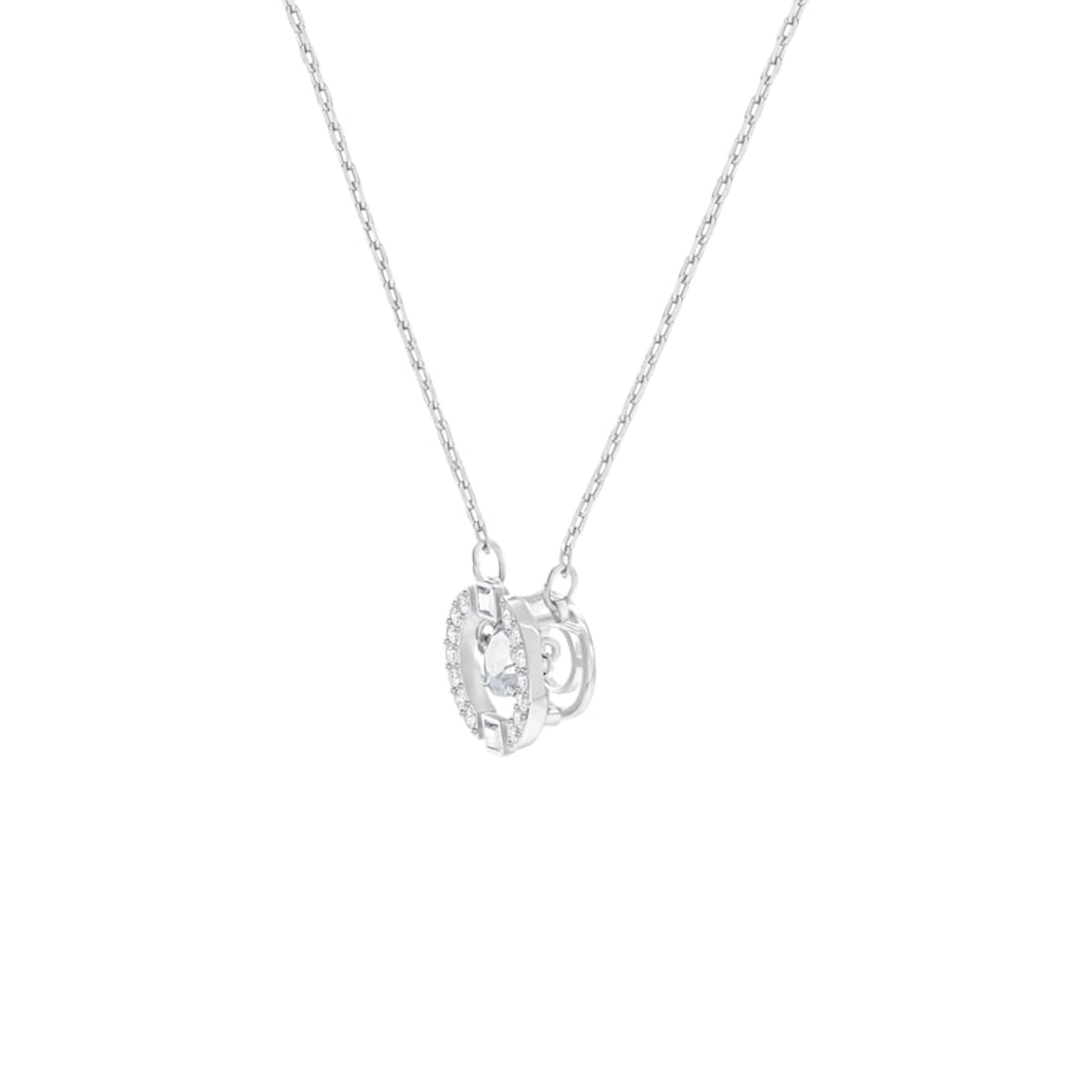 Swarovski Sparkling Dance Rhodium Plated Necklace 5286137