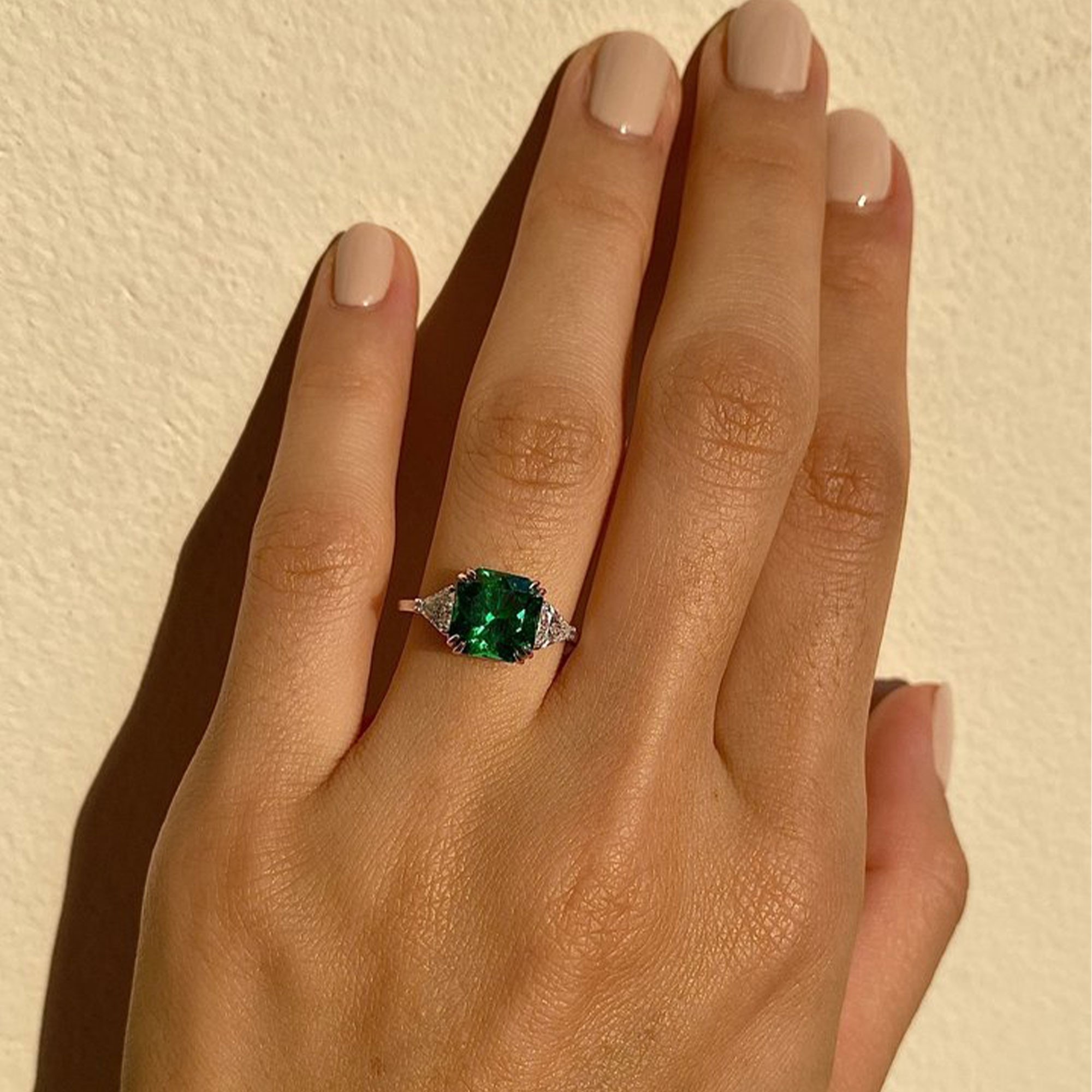 Carat* London Leyton Flanders 3 Stone Ring CR925W-LEYT-GR