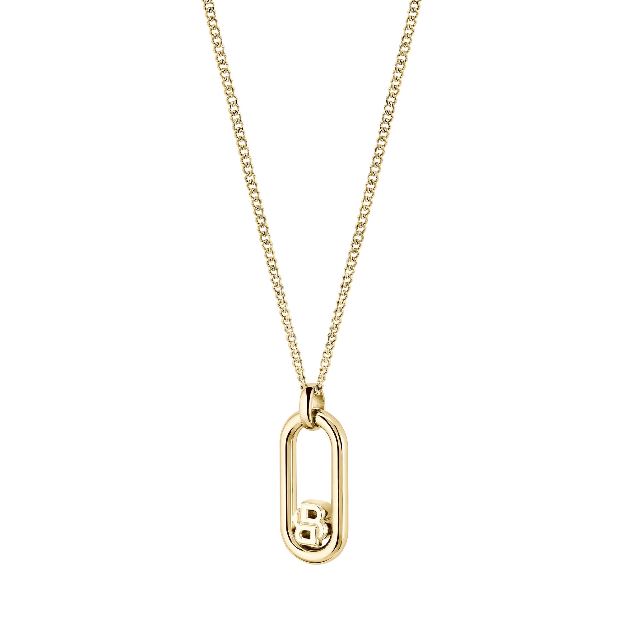 BOSS Double B Monogram Pendant Necklace 1580627