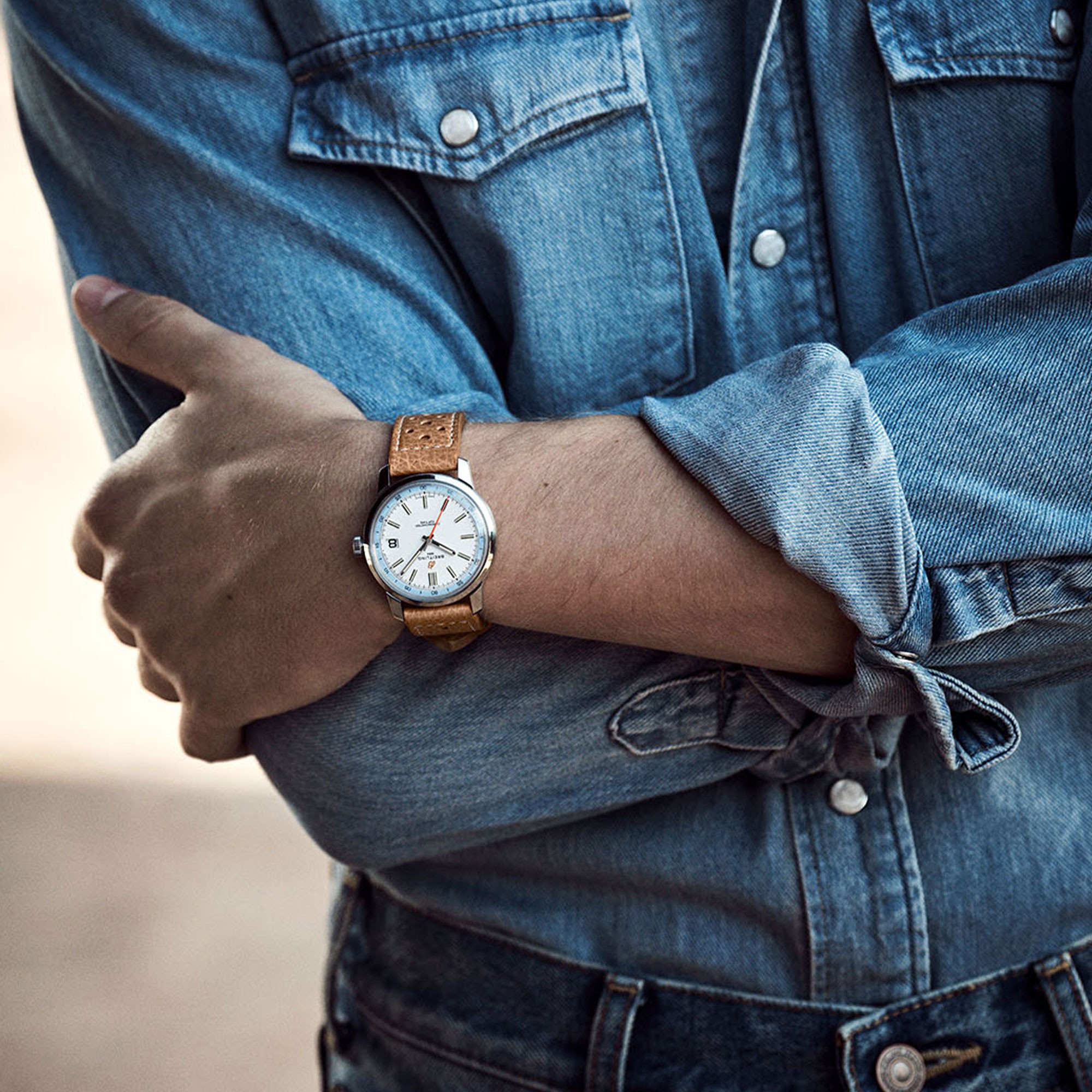 Breitling Top Time B31 38mm Automatic Watch AB3113281A1X1