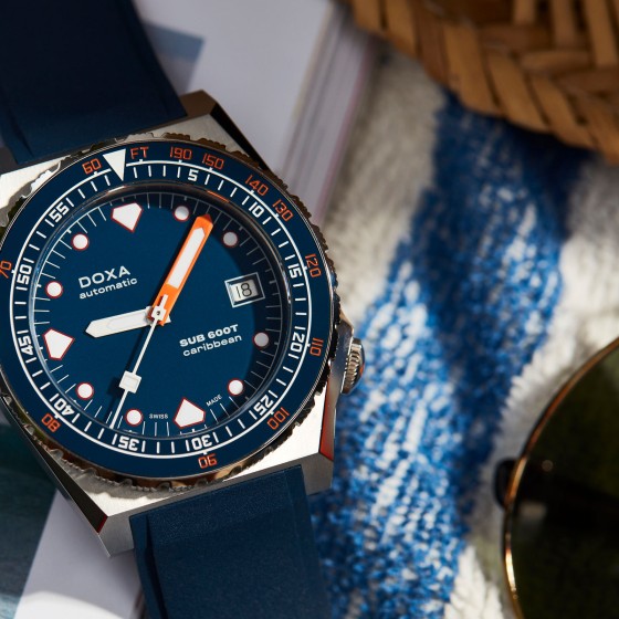 DOXA SUB 600T Caribbean Automatic 40mm Mens Watch 861.10.201.32