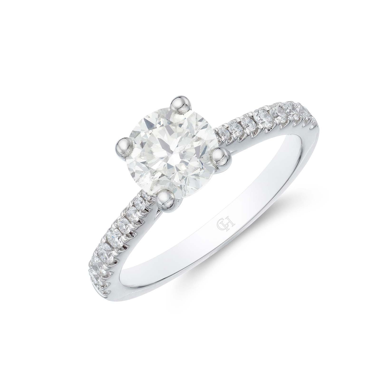 Platinum Round Brilliant 1.20ct Diamond Solitaire Ring