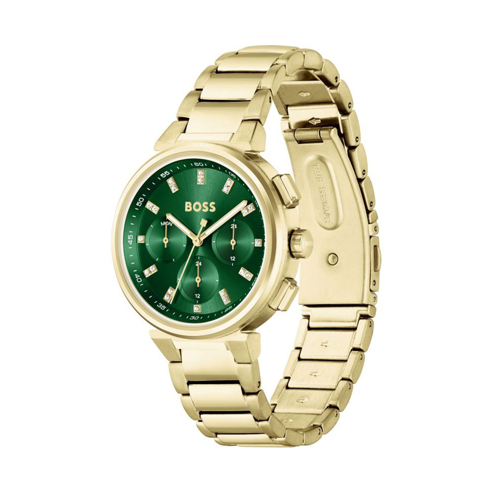 BOSS One Green Chronograph Ladies Watch 1502679