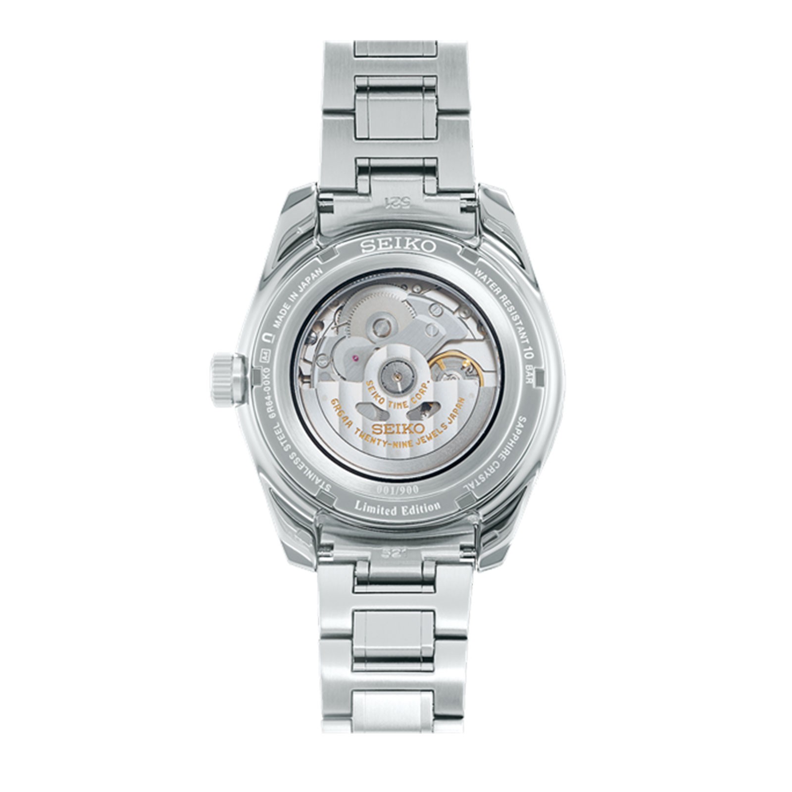 Seiko Presage Limited Edition Ao-Fuji Sharp Edge GMT Bracelet Watch