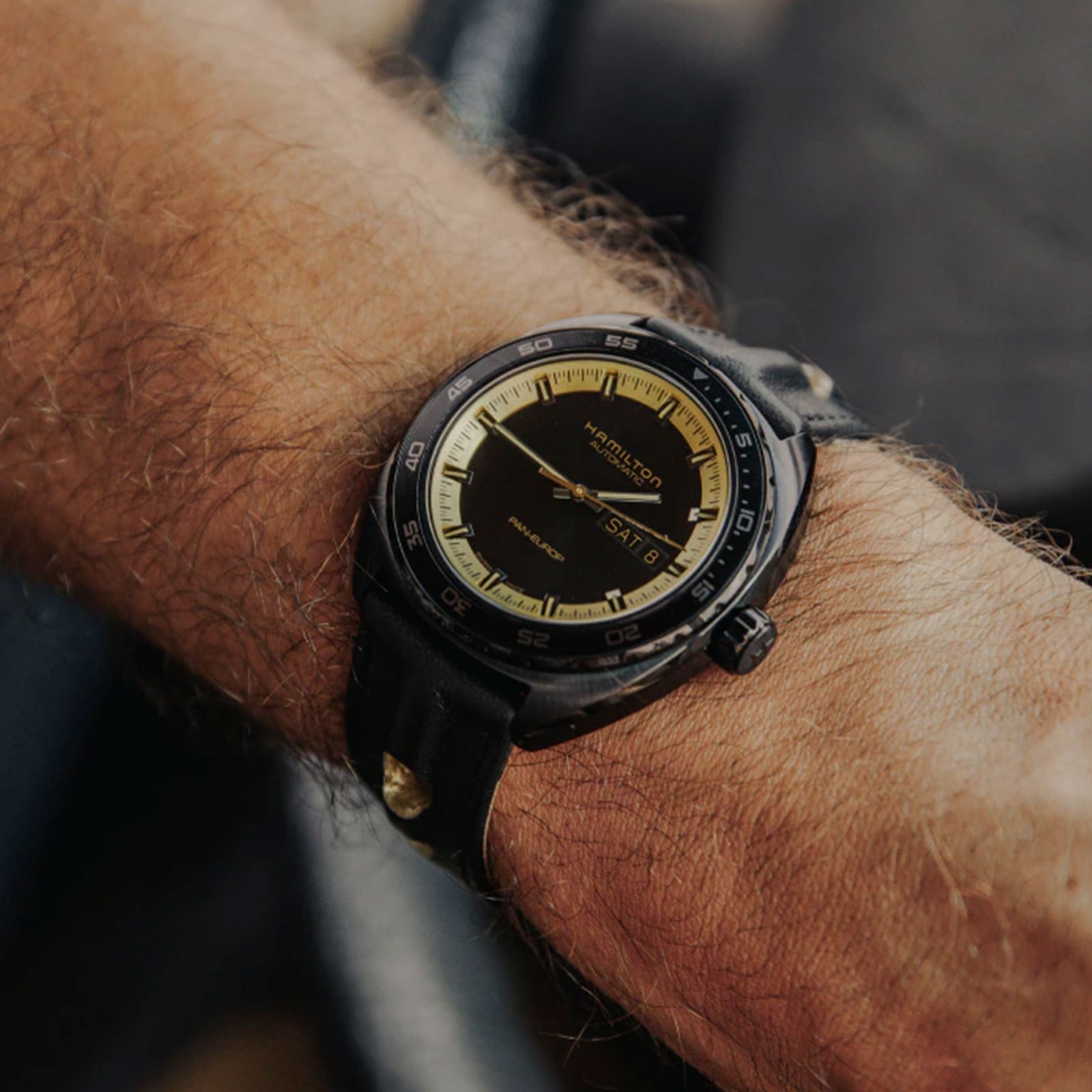 Hamilton American Classic Pan Europ Day Date Auto 42mm Mens Watch H35425730