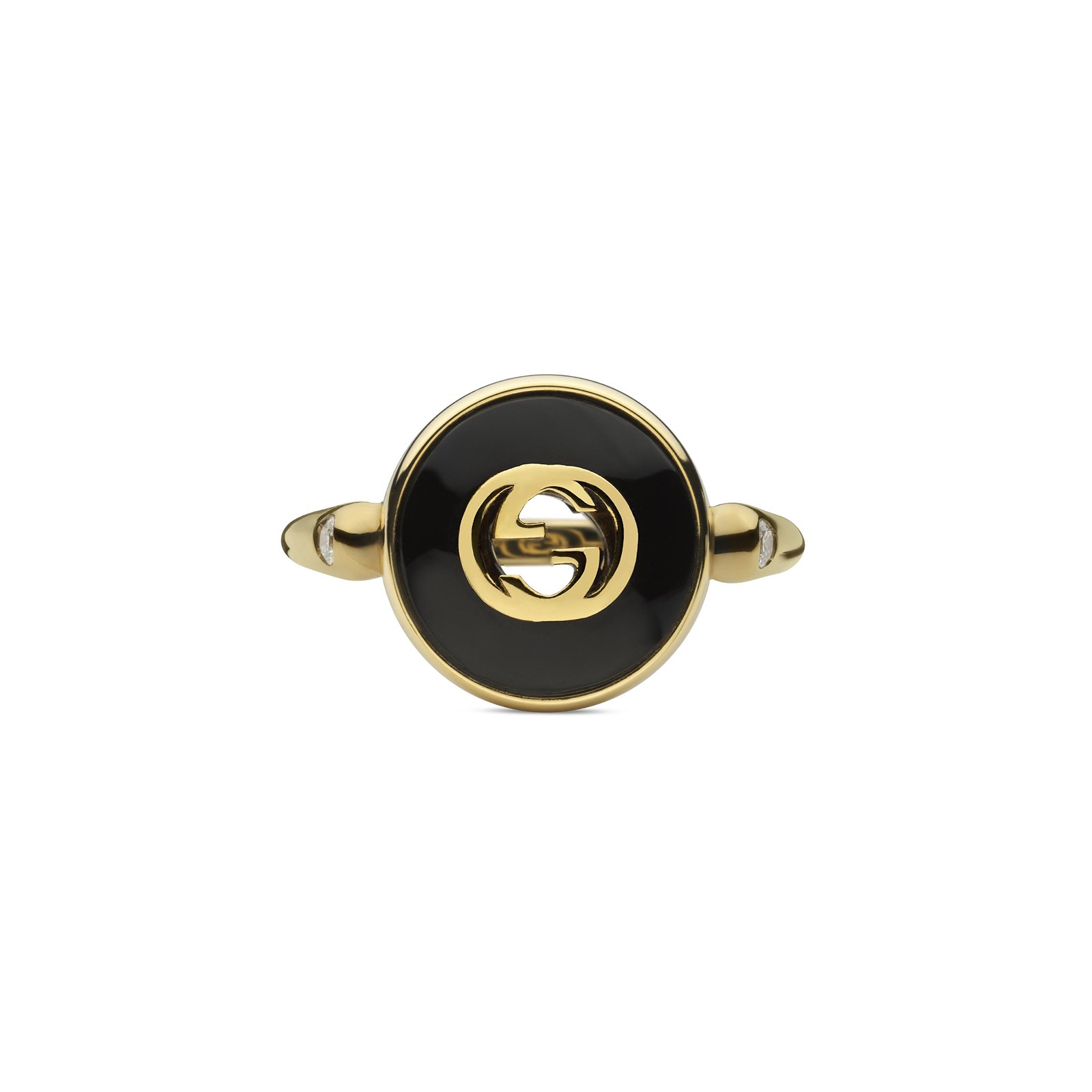 Gucci Interlocking Gold Ring YBC786547001