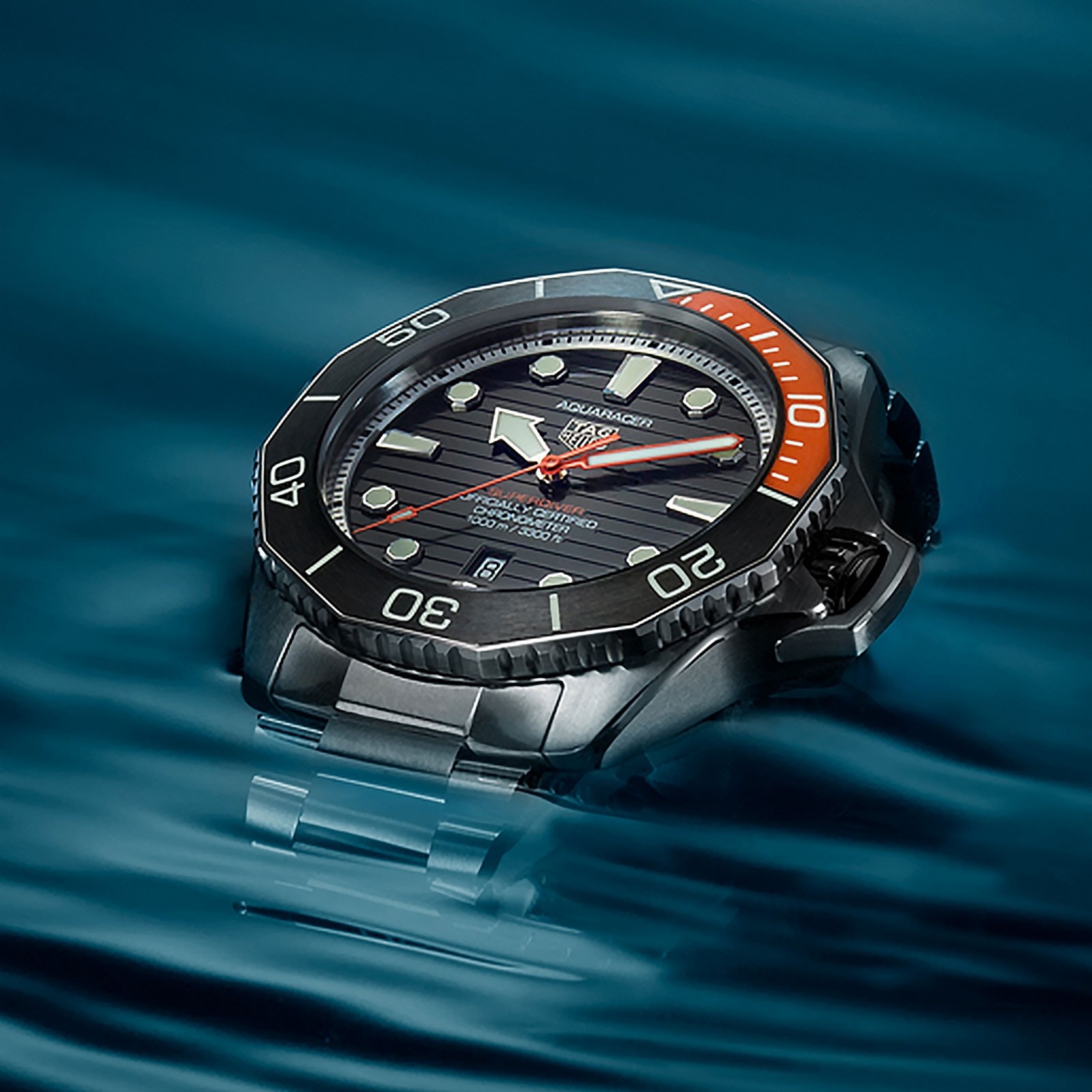 TAG Heuer Aquaracer Professional 1000 Superdiver Automatic 45mm Mens ...