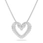 Swarovski Una Double Swan Emblem Necklace 5625533