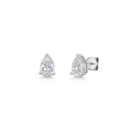 18ct WG Pear 1.50ct Lab Dia Ears